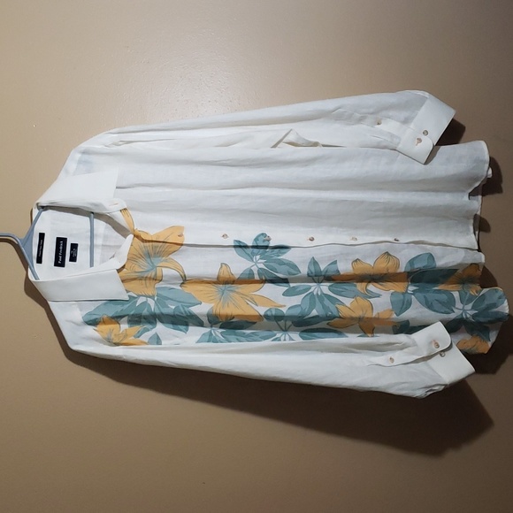 Paul Fredrick | Shirts | Nwot Paul Frederick Purest Fine Linen Shirt ...